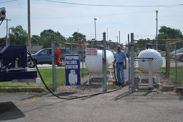 COMMERCIAL PROPANE DISPENSING UNIT | Blue Flame Propane, Colorado